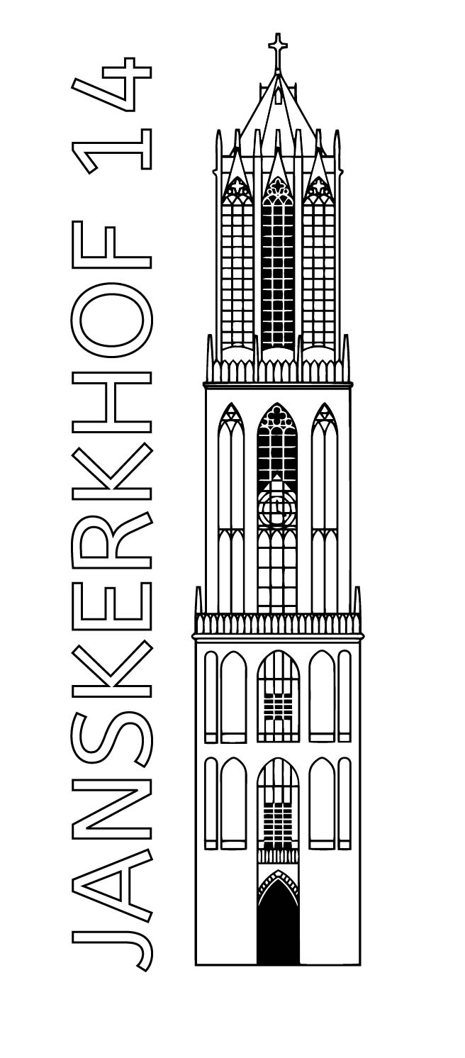 Klikostickers: Klikosticker Domtoren Utrecht